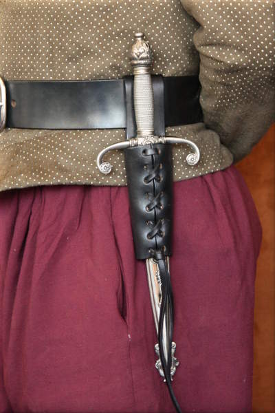 Laced Weapon Sheaths | Renaissance Leather, LLC